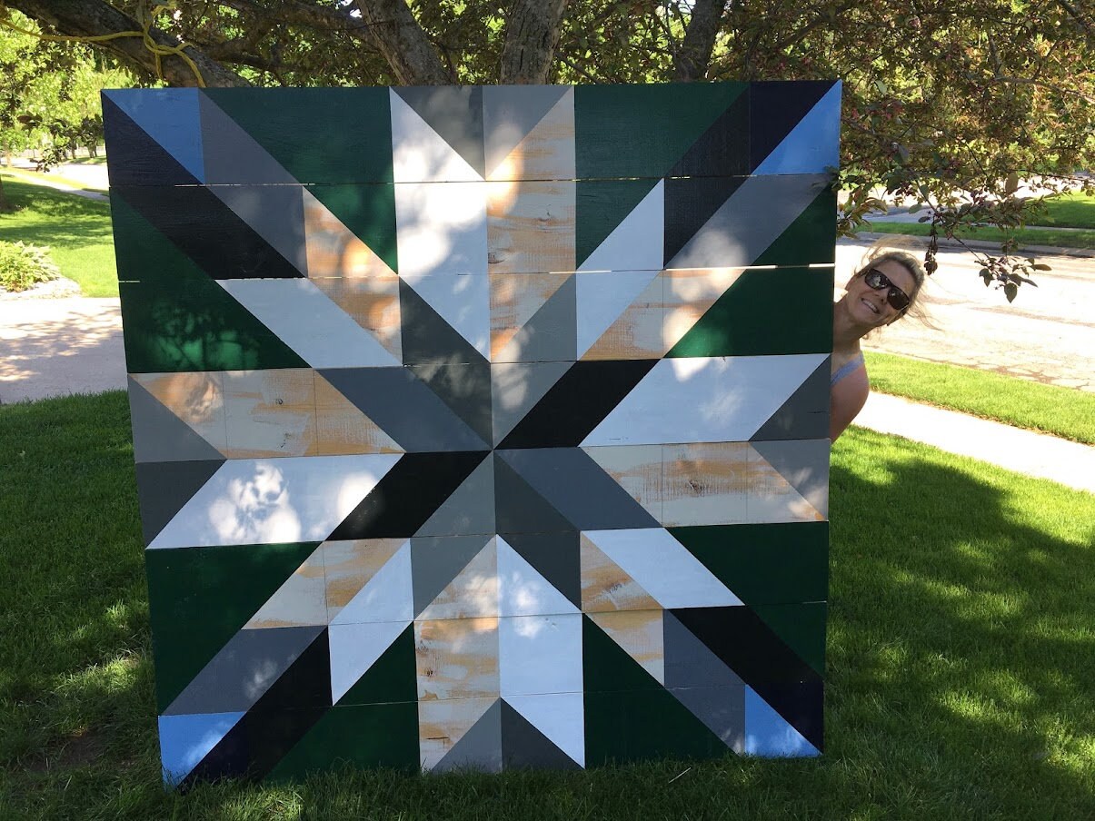 Barn Quilt Pattern, Barn Quilt Pattern, Barn Quilt Instructions, Barn ...