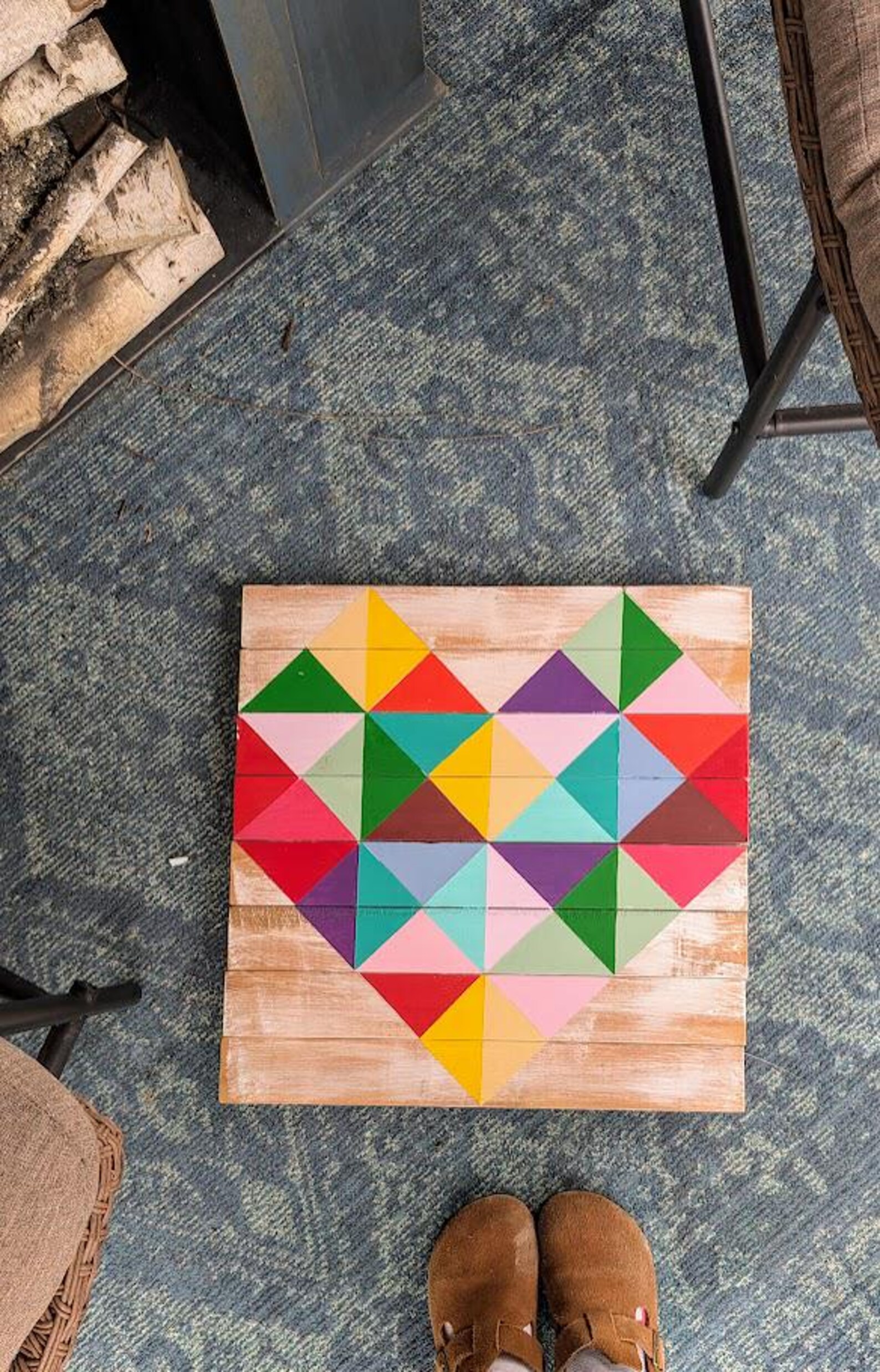 Colorful Heart Barn Quilt Pattern (digital Download) - Etsy