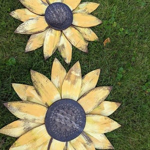 Wood Sunflower Pattern: PDF Tutorial DIY - Etsy