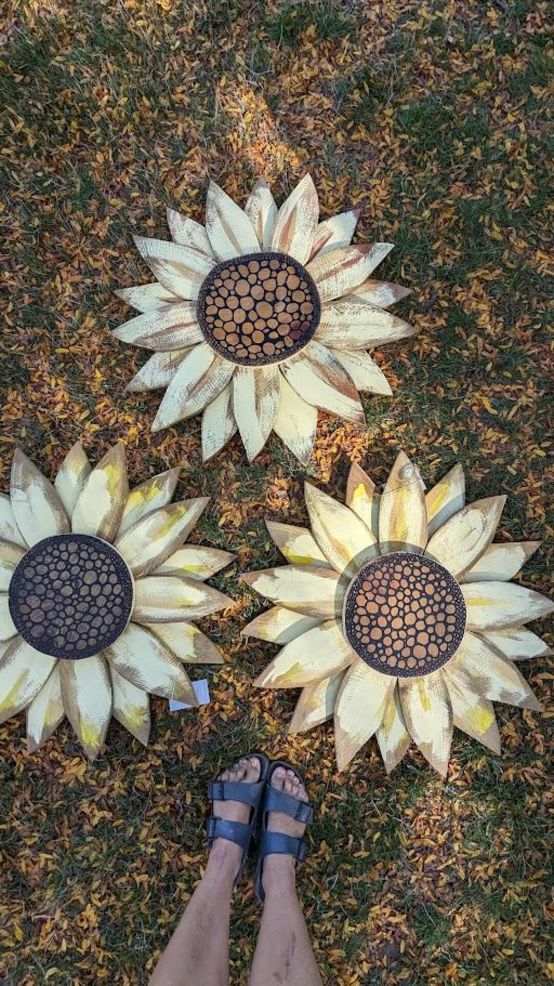 Wood Sunflower Pattern: PDF Tutorial DIY - Etsy