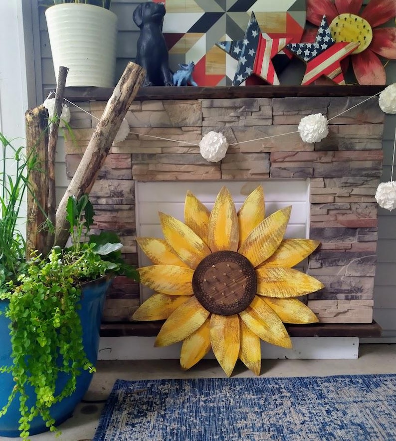 Wood Sunflower Pattern: PDF Tutorial DIY - Etsy
