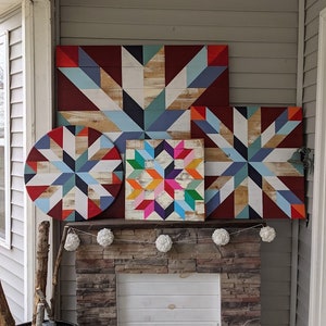 America Barn Quilt Pattern, Barn Quilt Pattern, Barn Quilt Instructions ...