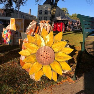 Wood Sunflower Pattern: PDF Tutorial DIY - Etsy