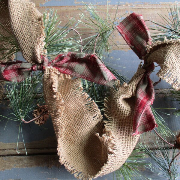 Burlap Garland - Etsy