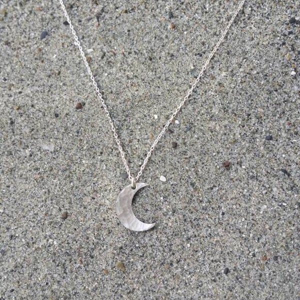 Silver Moon Necklace (Just for you!) - Etsy