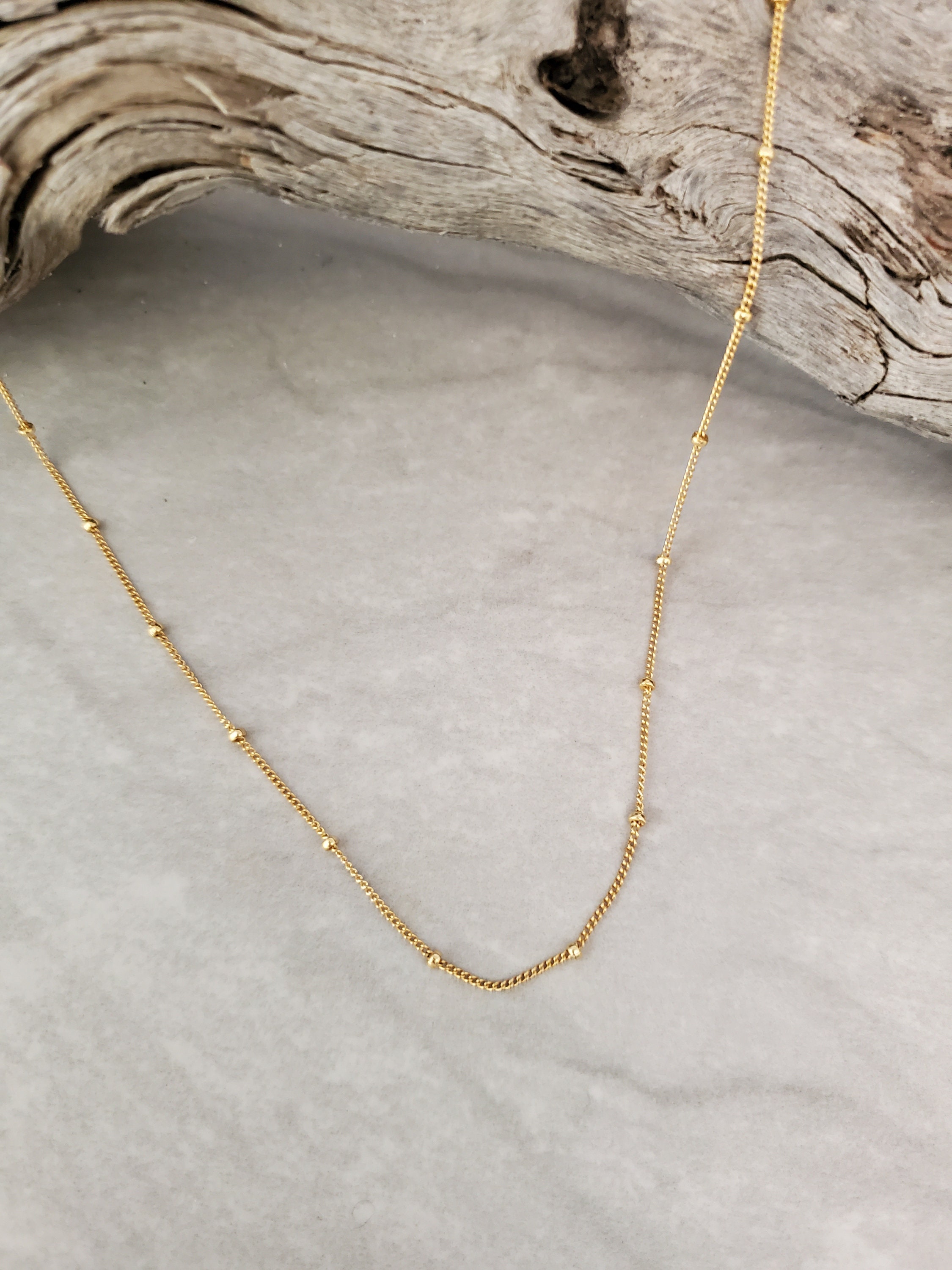 Simple Gold Chain Necklace