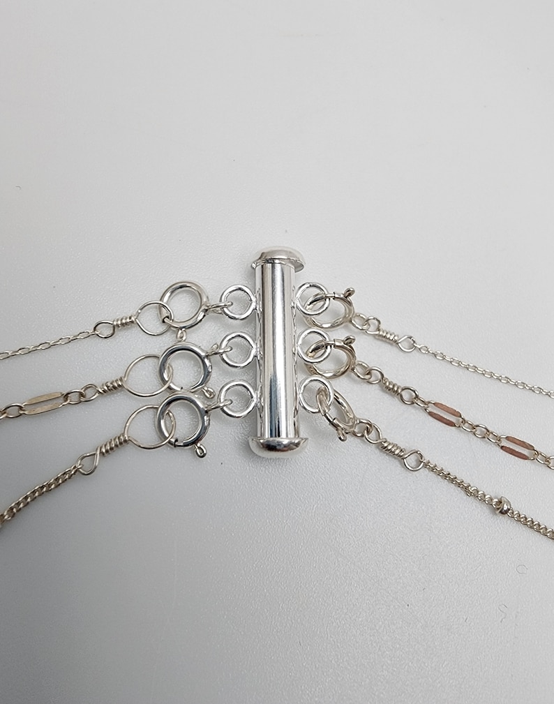 Layering Clasp, Necklace Separator, Tangle Proof, Necklace Clasp ...