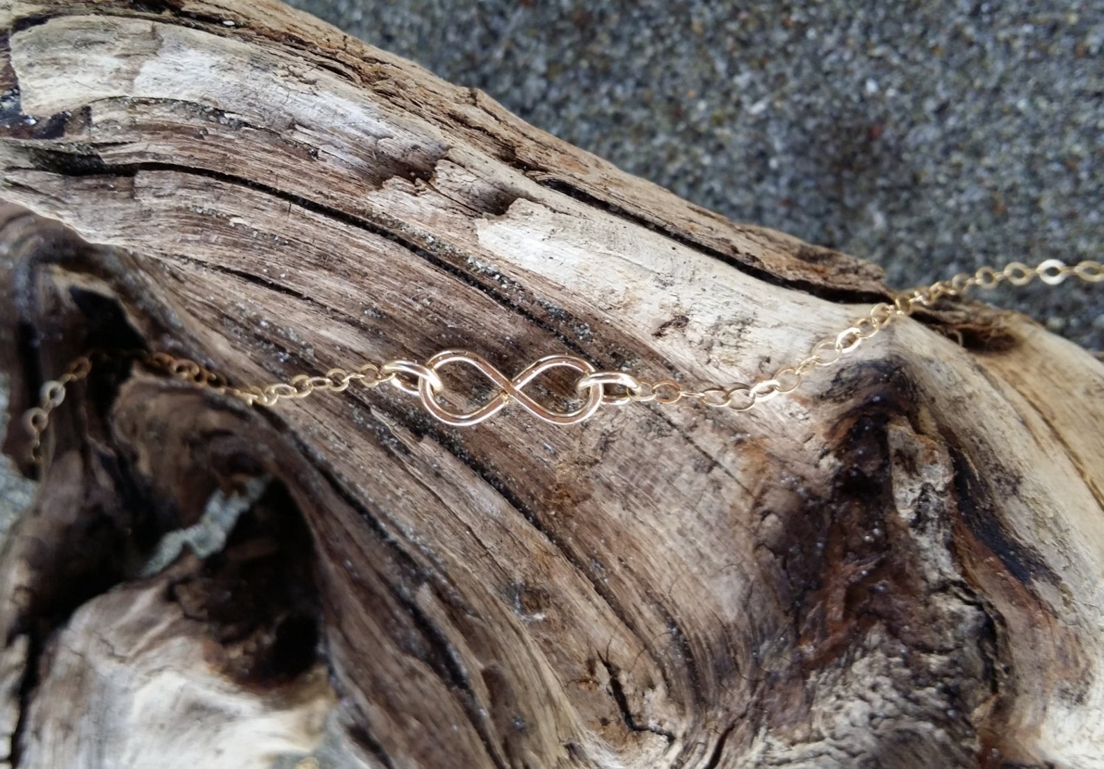 Tiny Infinity Necklace Sterling Silver Infinity Pendant - Etsy