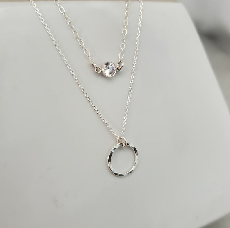 Double Necklace Set Set of 2 Gold Silver Two Necklaces - Etsy