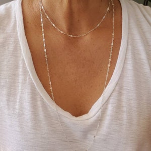 Double Necklace Set, Set of 2, Gold, Silver, Two Necklaces, Layering ...