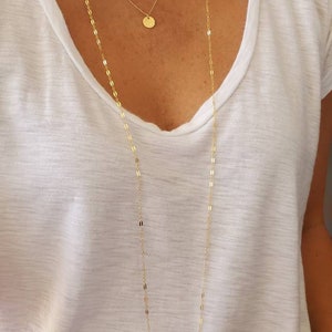 Double Necklace Set, Set of 2, Gold, Silver, Two Necklaces, Layering ...
