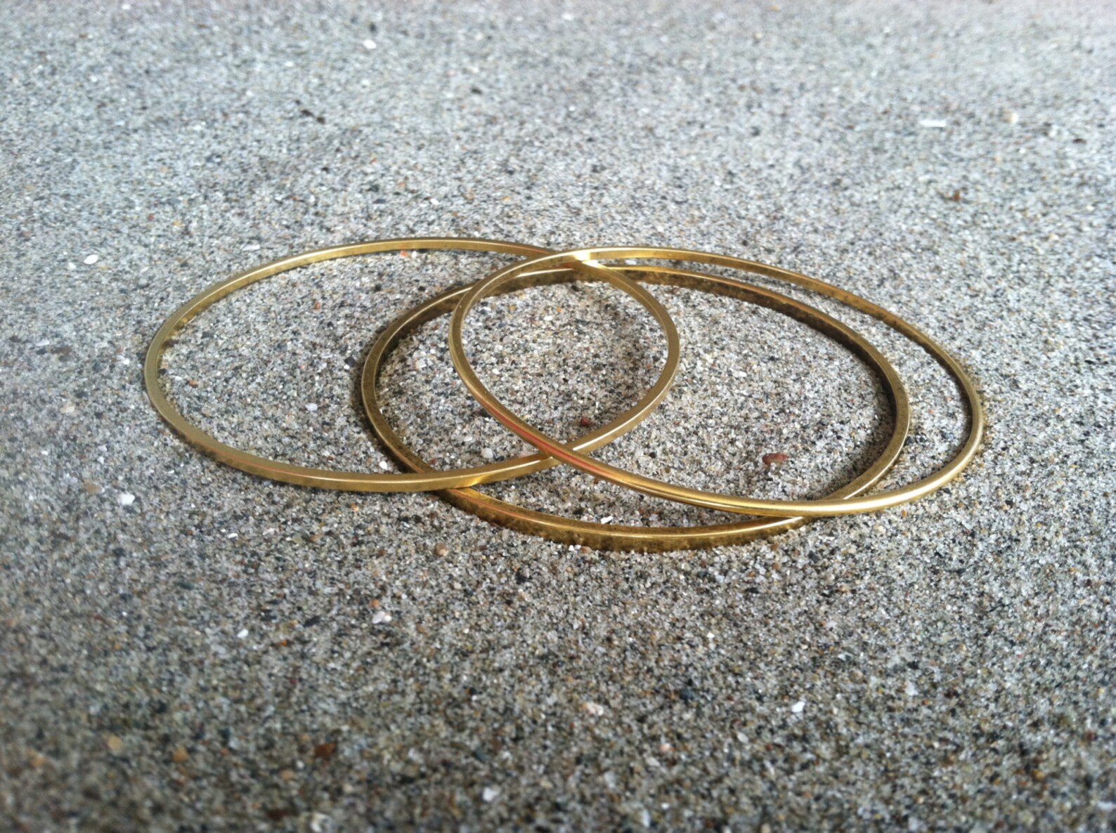 Gold Bangle Bracelet Set of 3 - Etsy