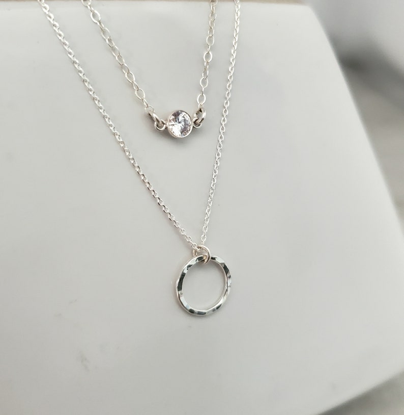 Double Necklace Set, Set of 2, Gold, Silver, Two Necklaces, Layering ...