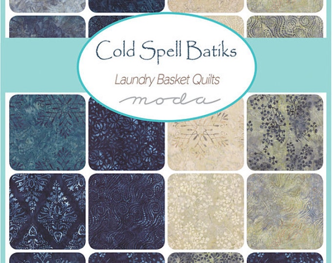 Cold Spell Batiks FQ Bundle by Laundry Basket Quilts for Moda Fabrics ...