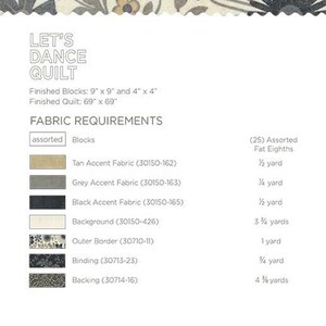 Let's Dance Quilt Pattern by Basic Grey for Moda Fabrics - Etsy