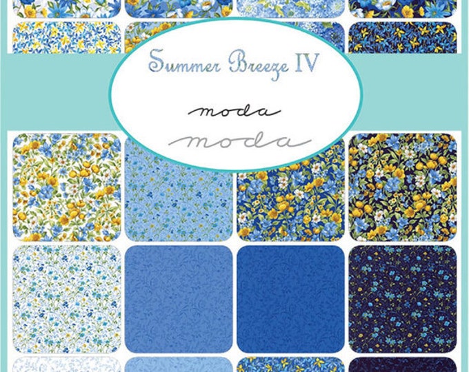 Summer Breeze IV Charm Pack by Moda Fabrics, 5 Inch Squares - Etsy