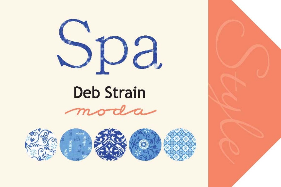 Spa Panel by Deb Strain for Moda Fabrics, 1958014 - Etsy