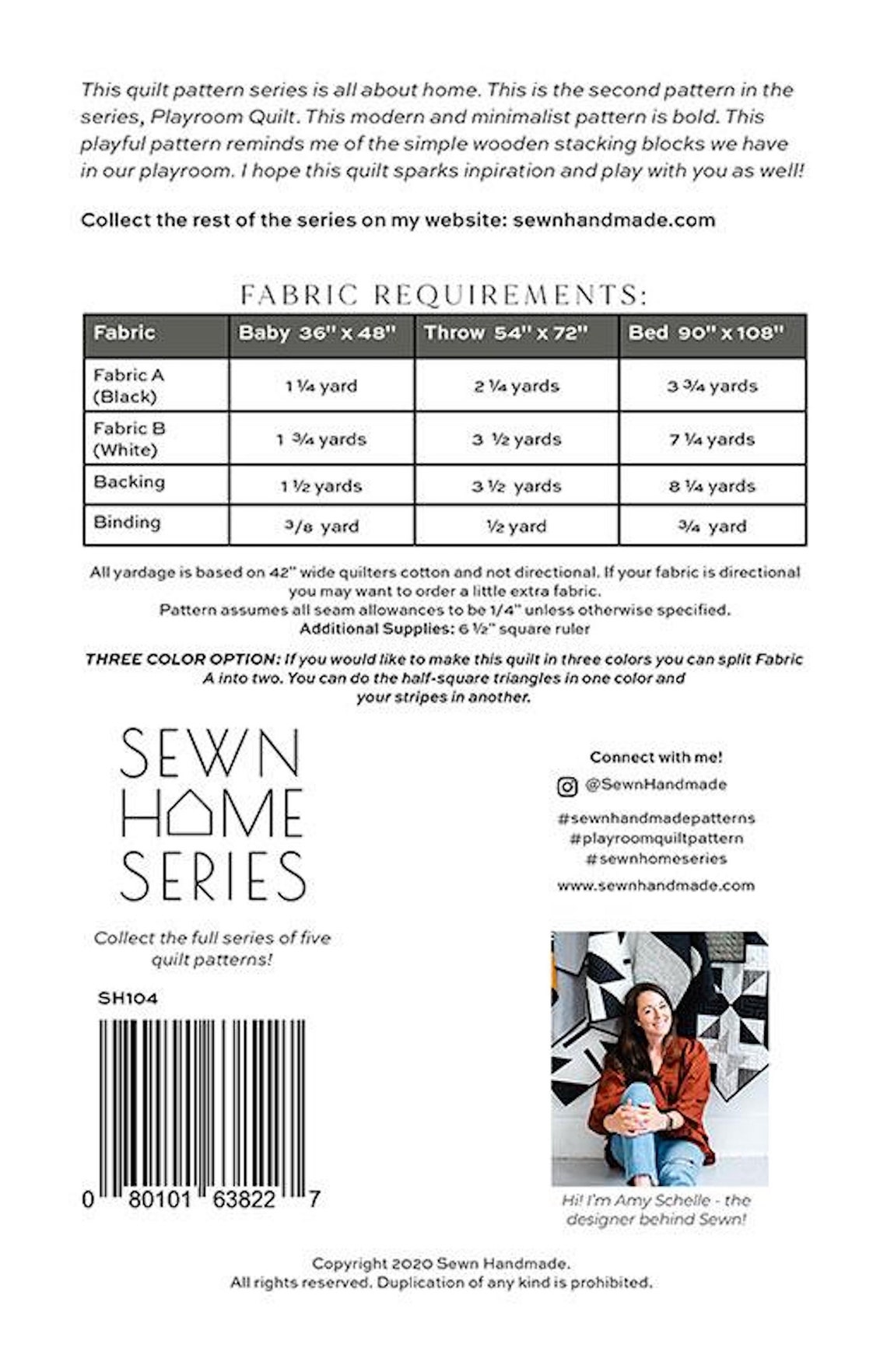 Playroom Quilt Pattern by Sewn Handmade - Etsy