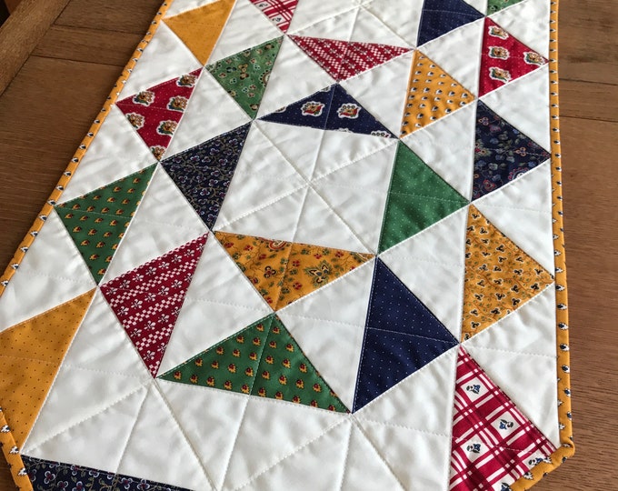 Quilted Table Runner French Country Decor - Etsy