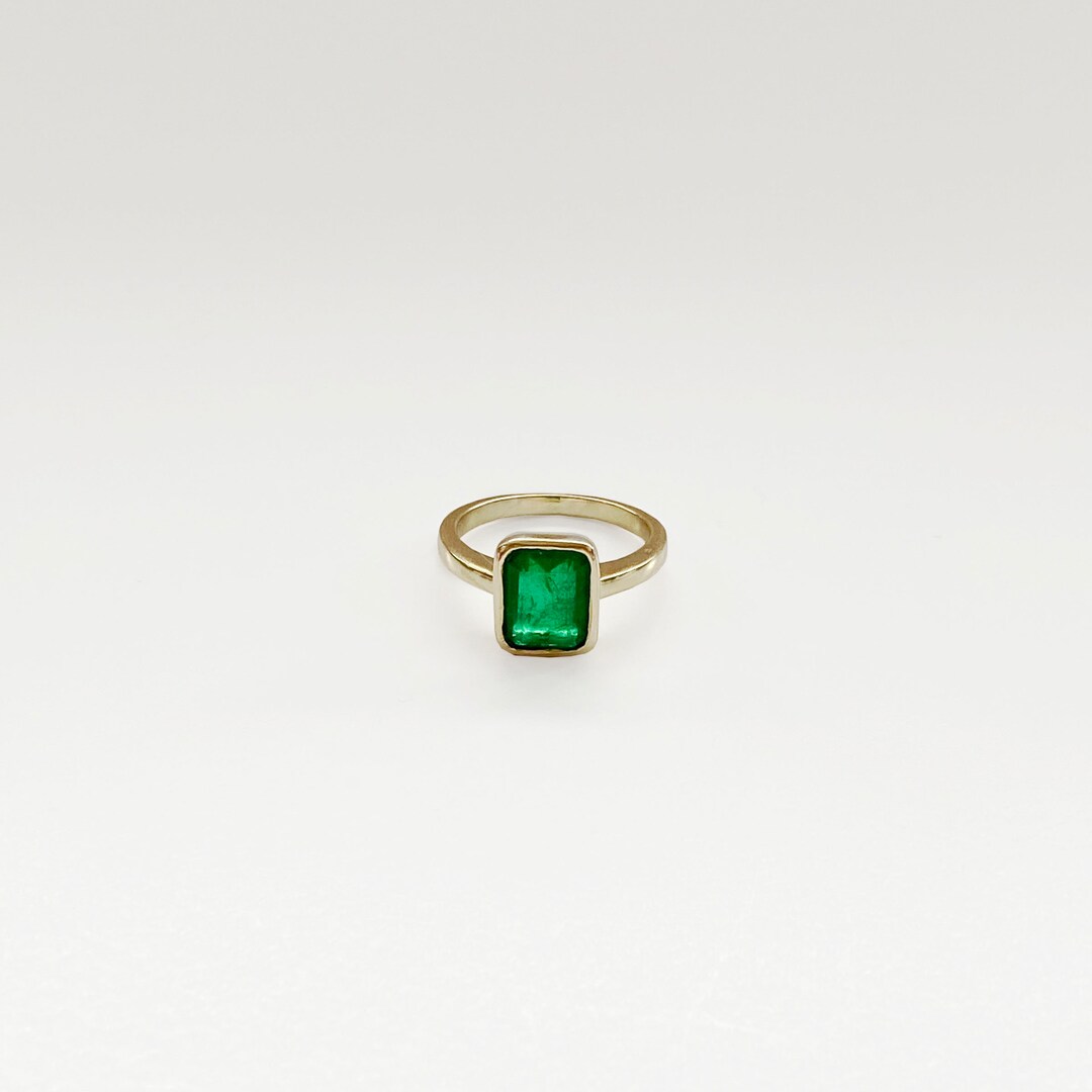 Green Magic- 925 Sterling Silver Ring - Etsy Canada