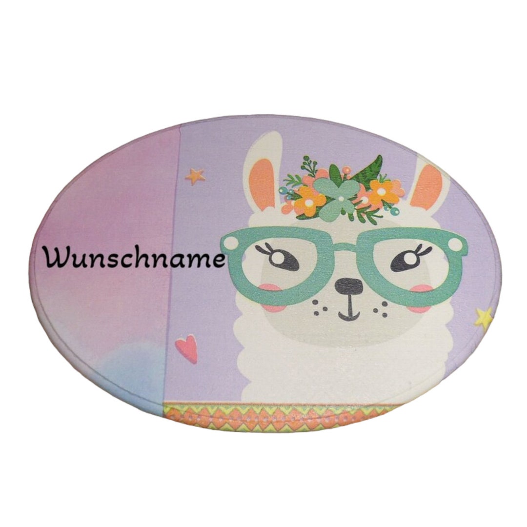 Door Sign Oval Alpaca Lama - Etsy