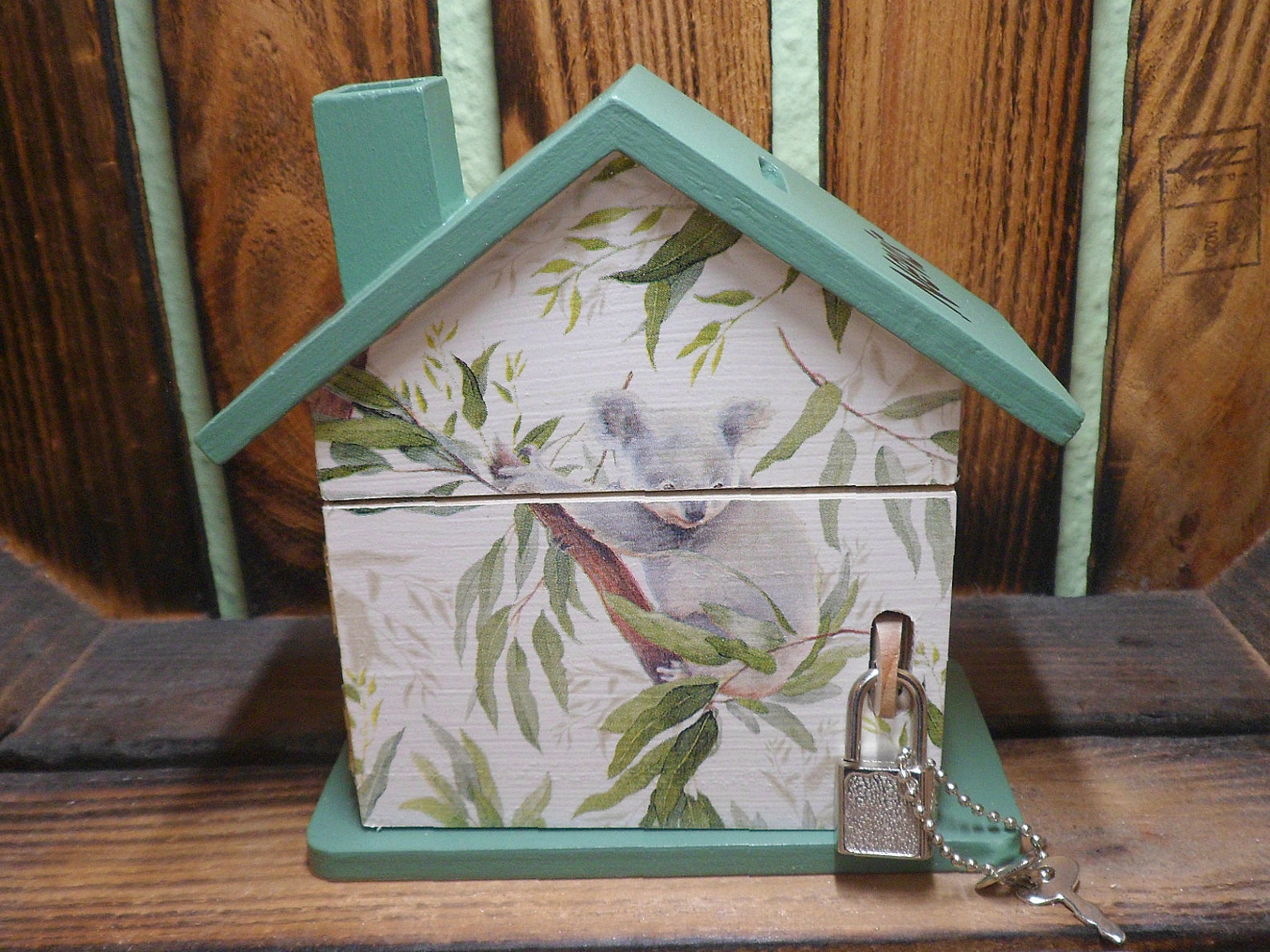 Money Box House With Koala Personalized 15 X 8 X 14.5 Cm - Etsy