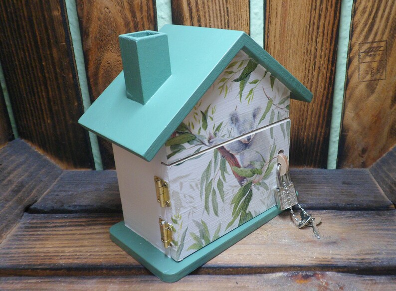 Money Box House With Koala Personalized 15 X 8 X 14.5 Cm - Etsy