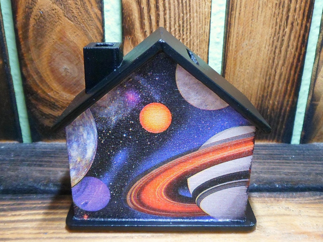 Money Box House Space With Name Personalized 10x10x5cm - Etsy
