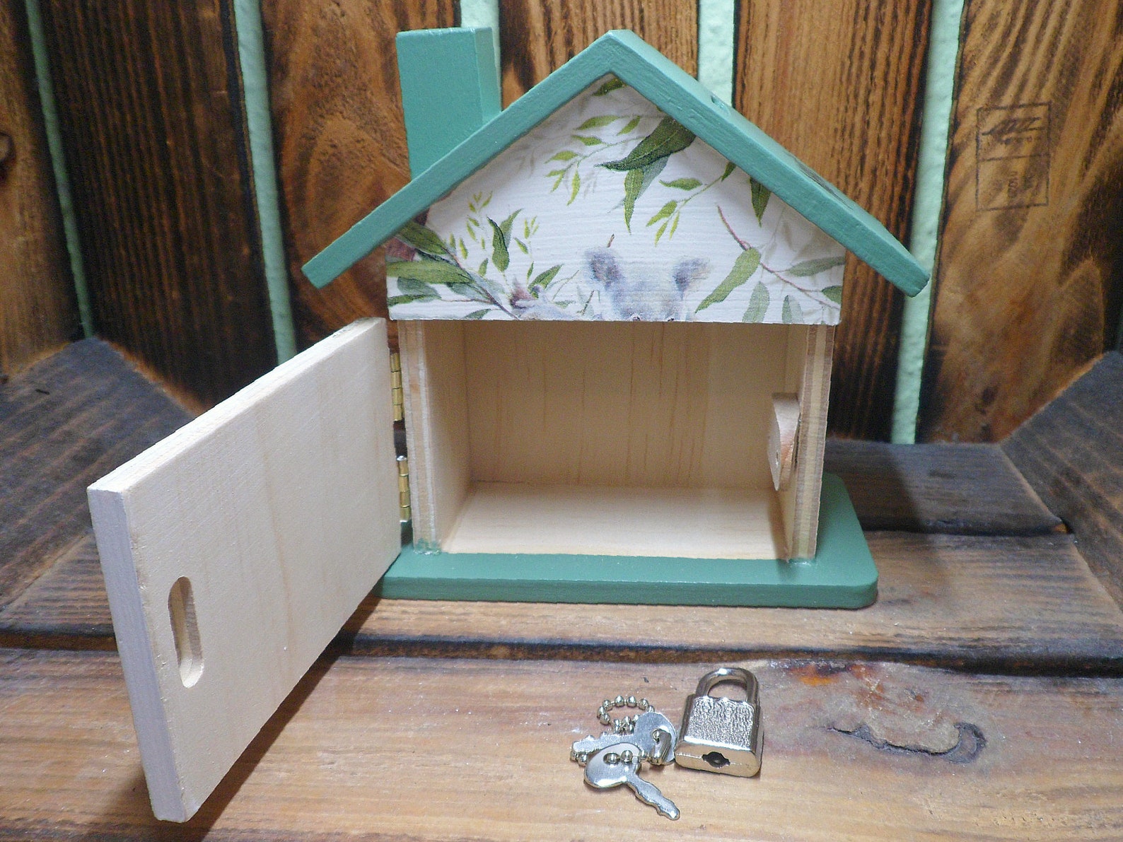 Money Box House With Koala Personalized 15 X 8 X 14.5 Cm - Etsy