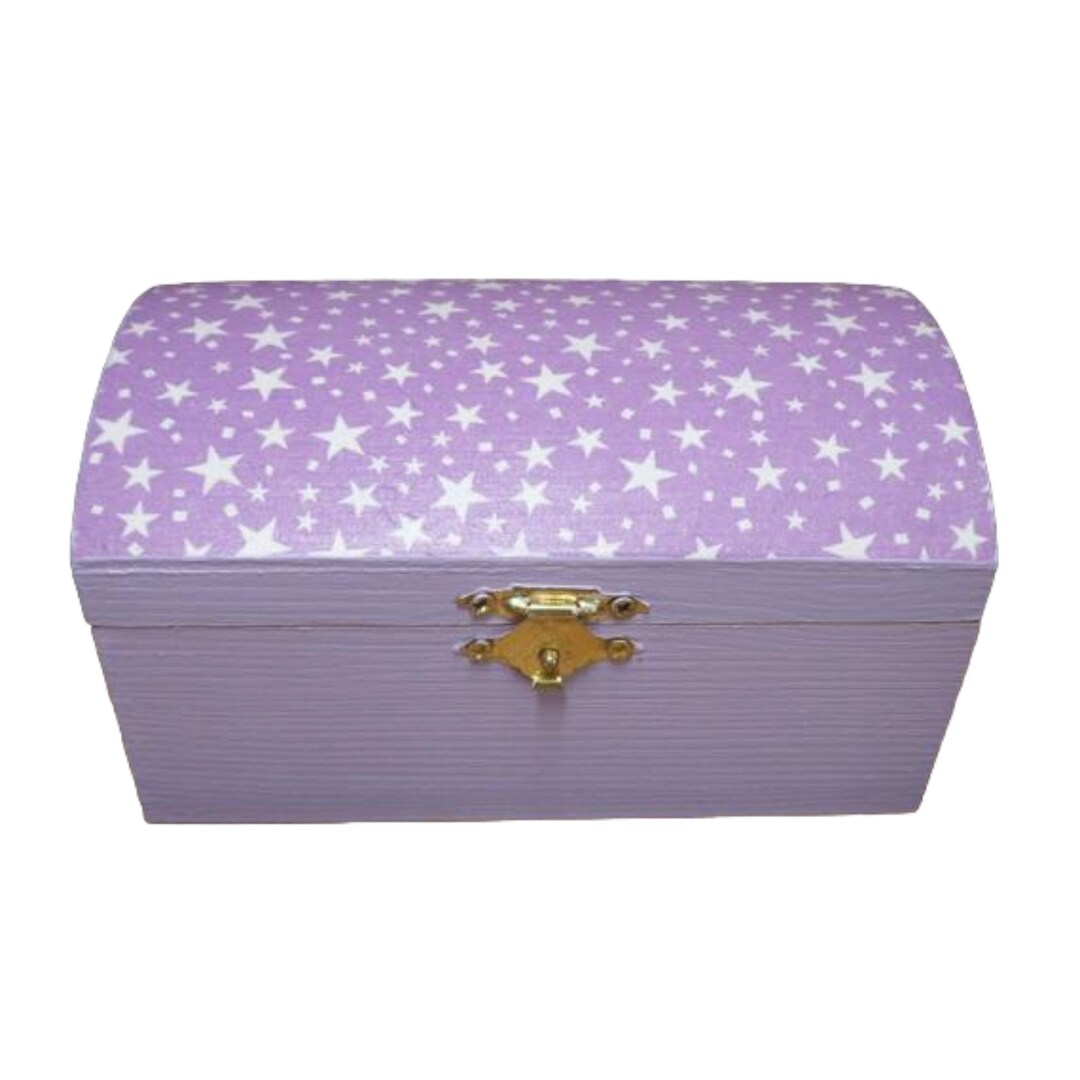 Small Chest Stars Purple - Etsy UK