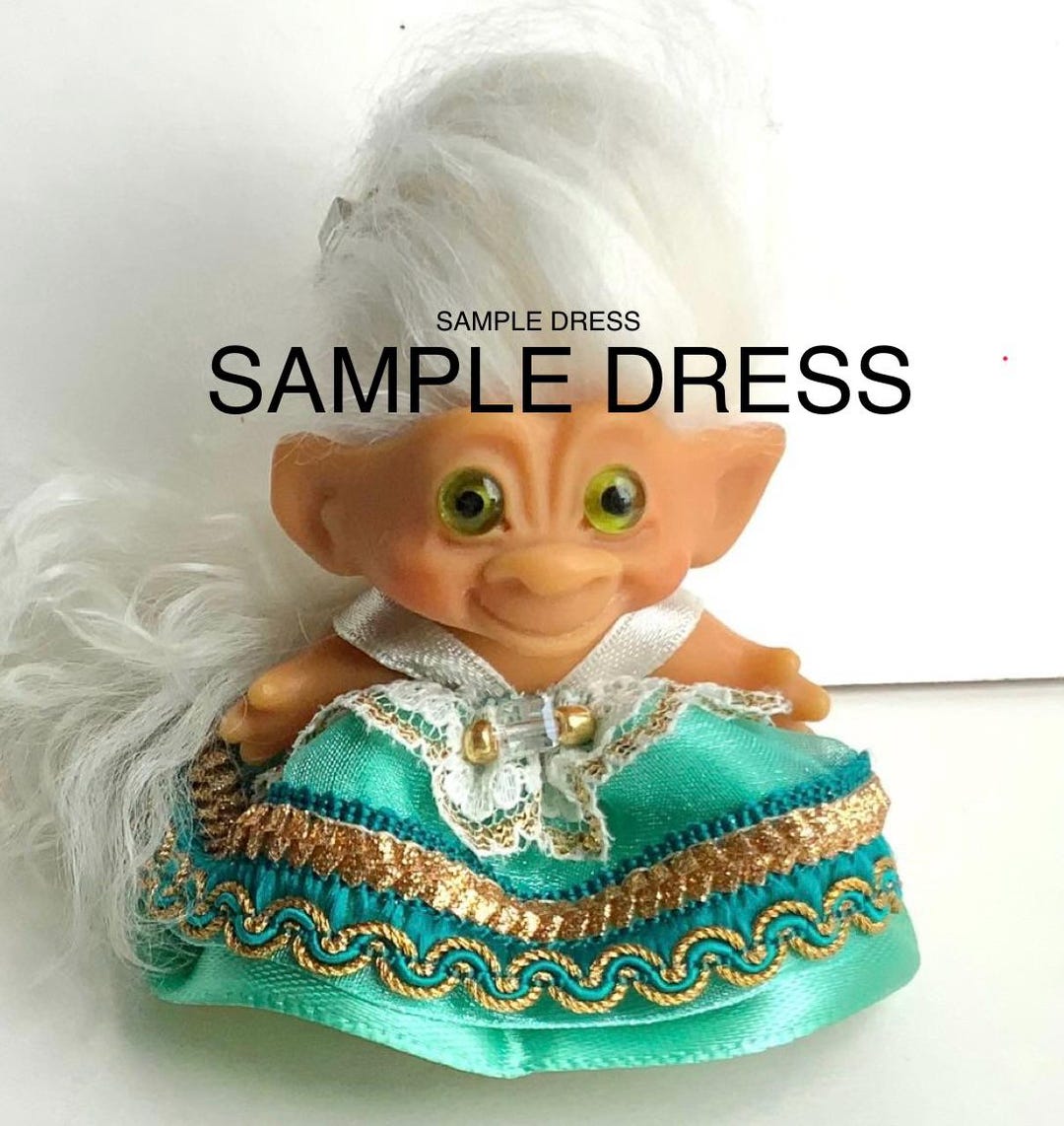 Custom Made to Order Troll Doll Dresses for Vintage 60’s Dam, Scandia ...