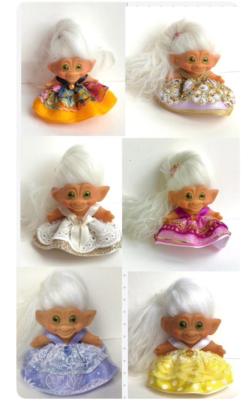 Custom Made to Order Troll Doll Dresses for Vintage 60’s Dam, Scandia ...