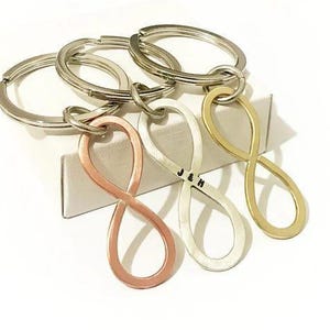 Infinity Symbol Keychain - Male Birthday Gift - Personalized Couples ...