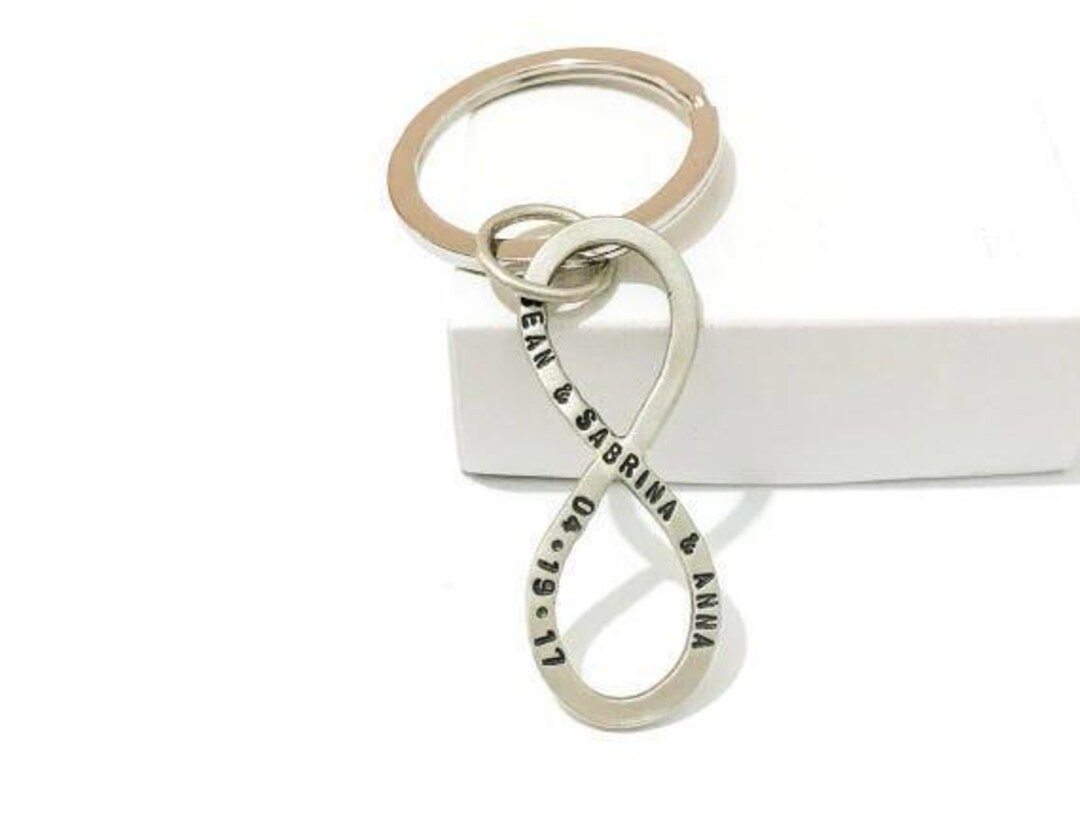 Infinity Symbol Keychain - Male Birthday Gift - Personalized Couples ...