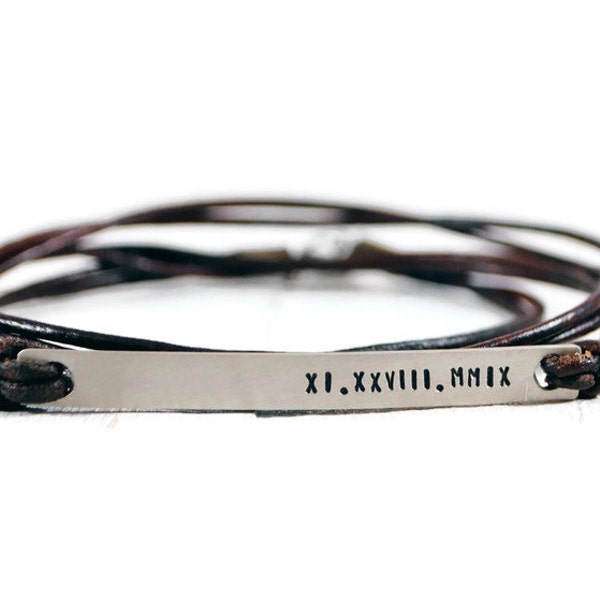 Men's Sterling Silver Name Tag Bracelet - Etsy