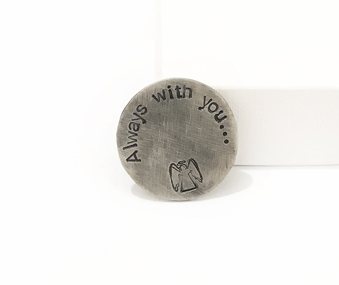 ALWAYS WITH YOU Memorial Gift for Loss of Mother Pocket Hug Token ...
