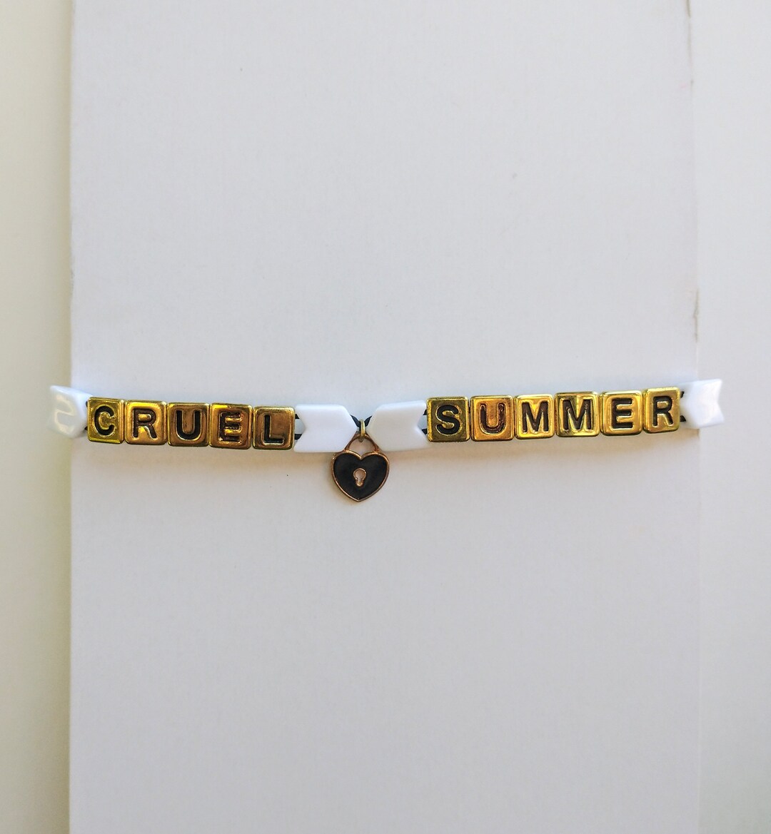 Taylor Swift Cruel Summer Lover Album Charm Friendship Bracelet - Etsy