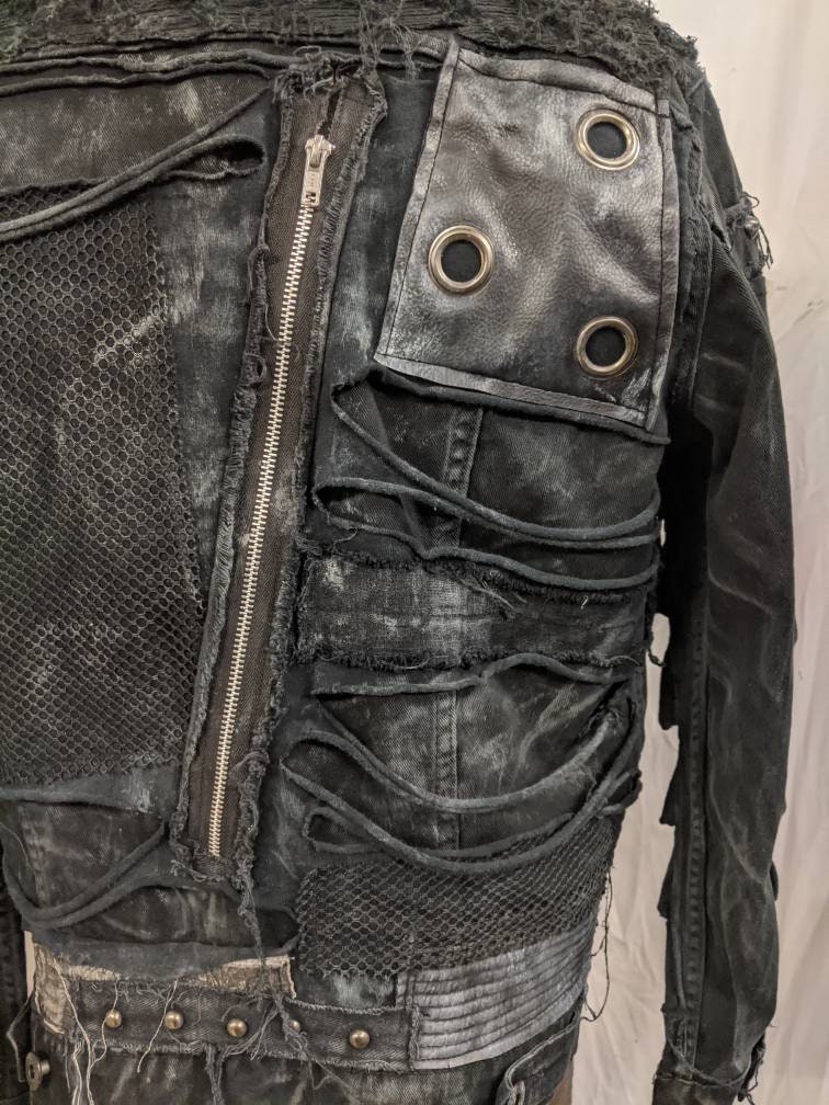 Made to Order Black Denim Doomsday Jacket - Etsy