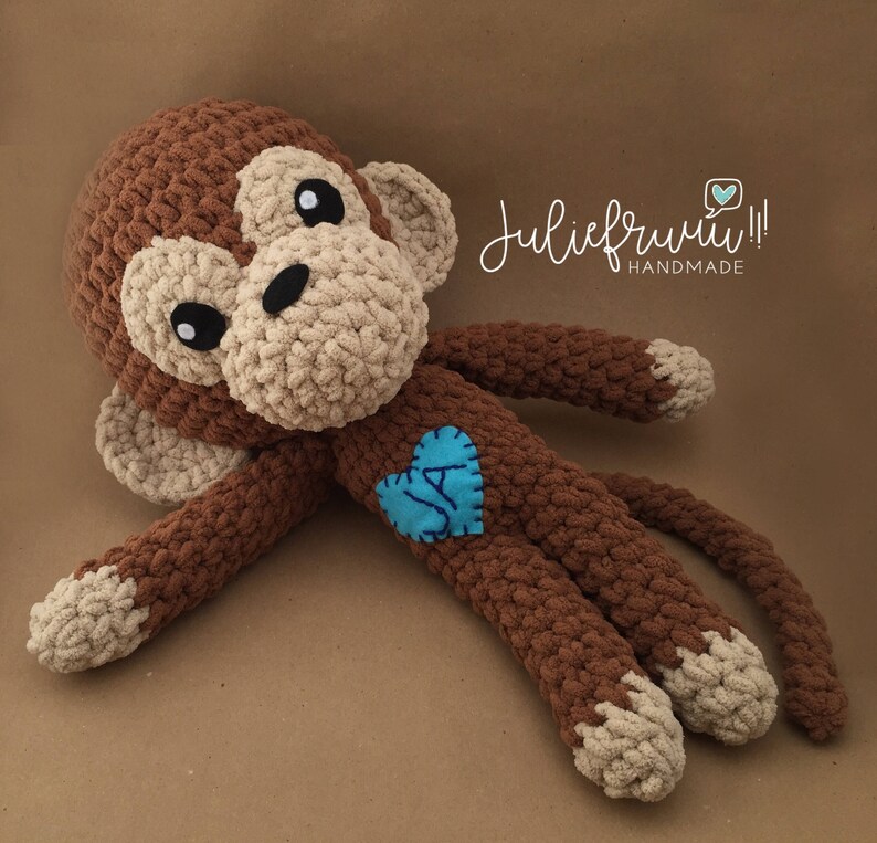 PATRÓN/PATTERN: Monkey Amigurumi Mono Monito crochet English | Etsy