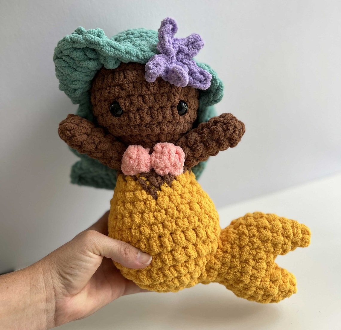 PATTERN/PATRON Baby Mermaid Amigurumi Handmade Crochet Doll - Etsy