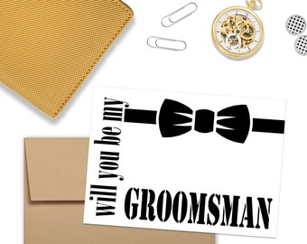 Best Man Printable Card - Etsy