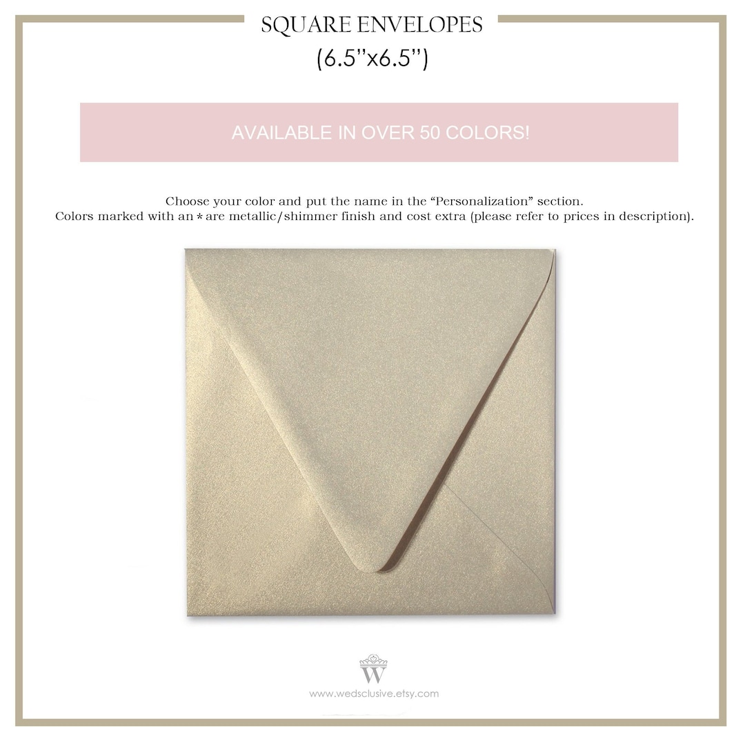 Wedding Invitation Envelopes, DIY Wedding Invitations, Square ...
