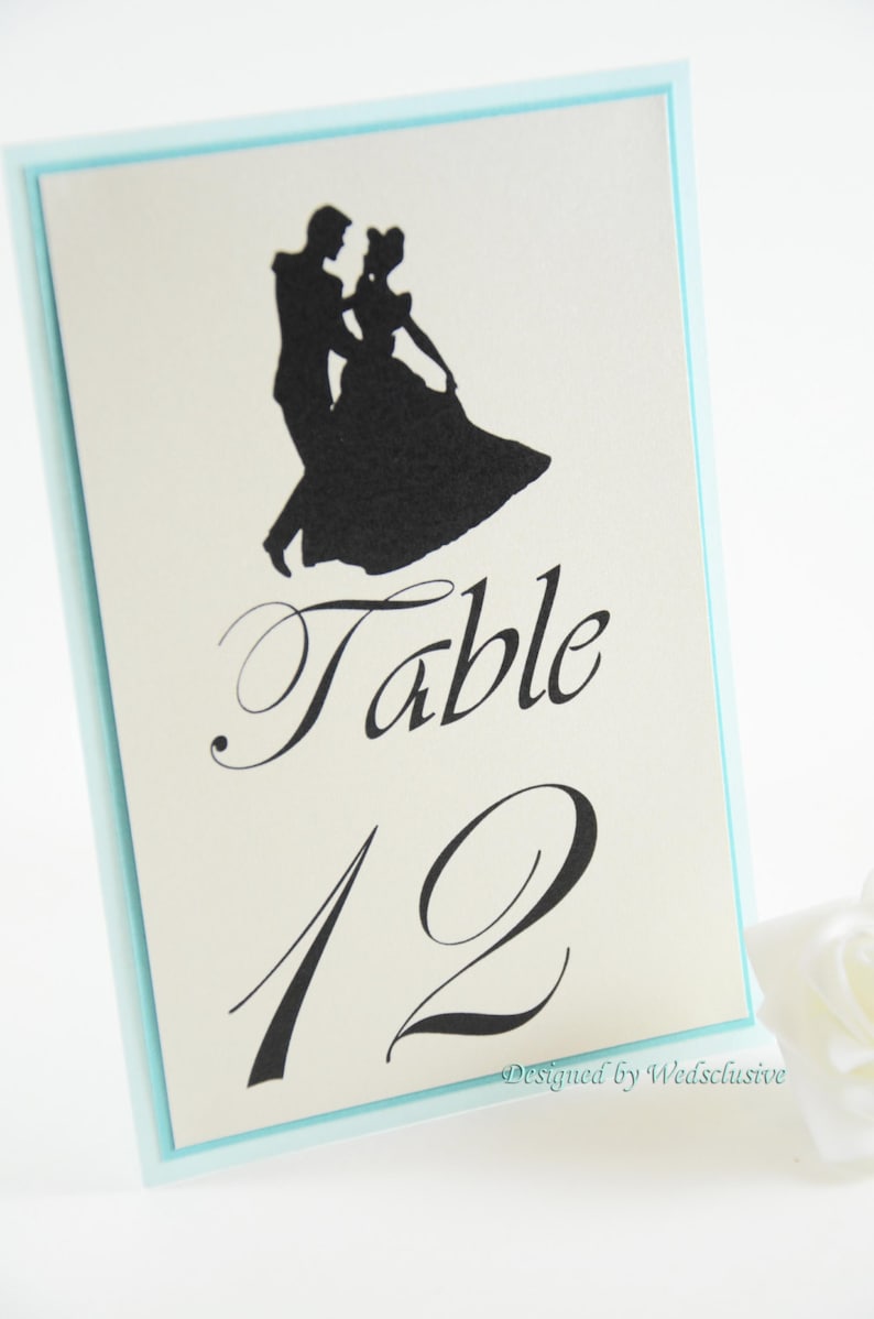 Cinderella Table Numbers Disney Theme Weddings Fairy Tale - Etsy UK