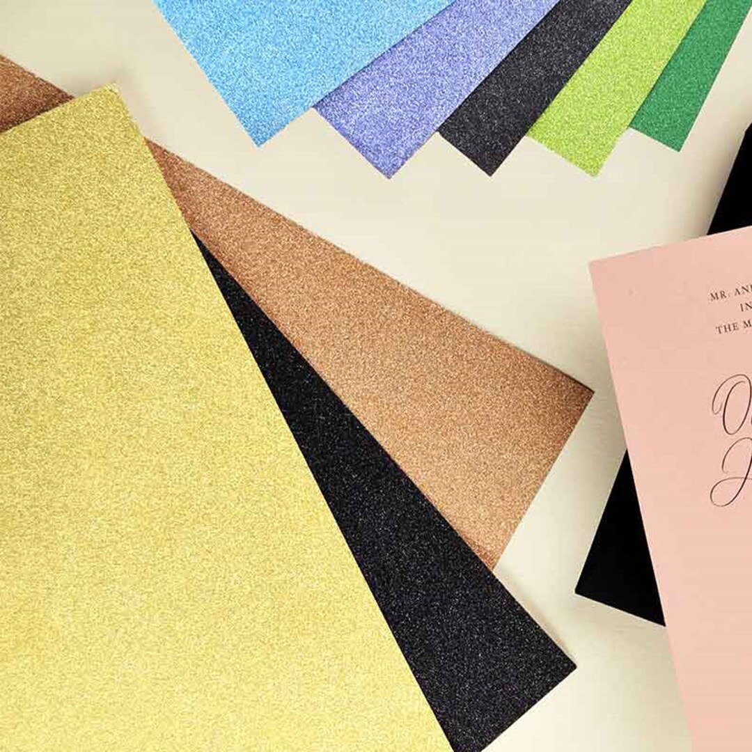 Glitter Cardstock Packs, DIY Wedding, Glitter Cardstock, Scrapbook ...