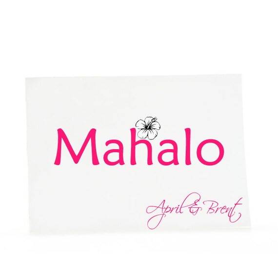 Mahalo Cards Wedding Mahalo Cards — Smarketing