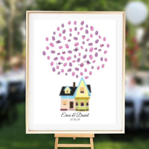 Up House Guest Book - Etsy