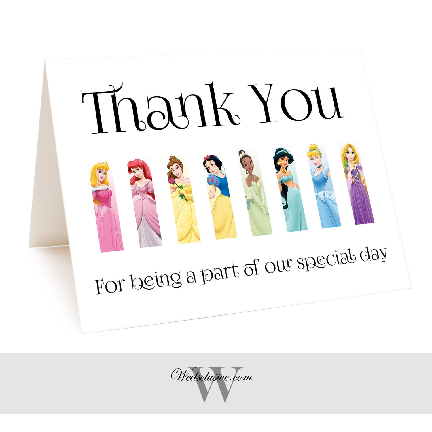 Disney Thank You Cards Wedding Thank You Notes Disney | Etsy