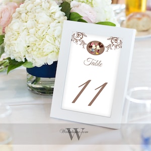 Mickey and Minnie Table Numbers, Vintage Theme, Fall Wedding Table ...