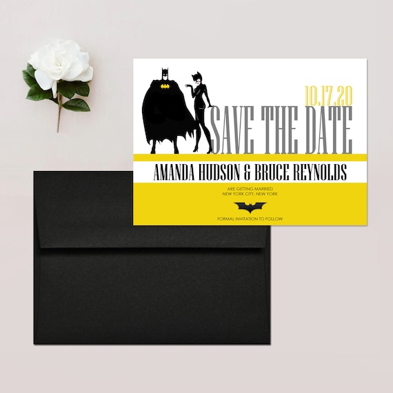 Superhero Wedding Invitations