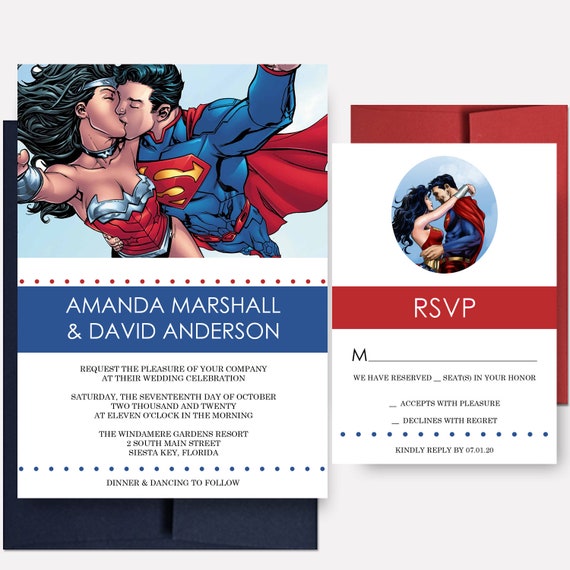 Wonderwoman And Superman Wedding